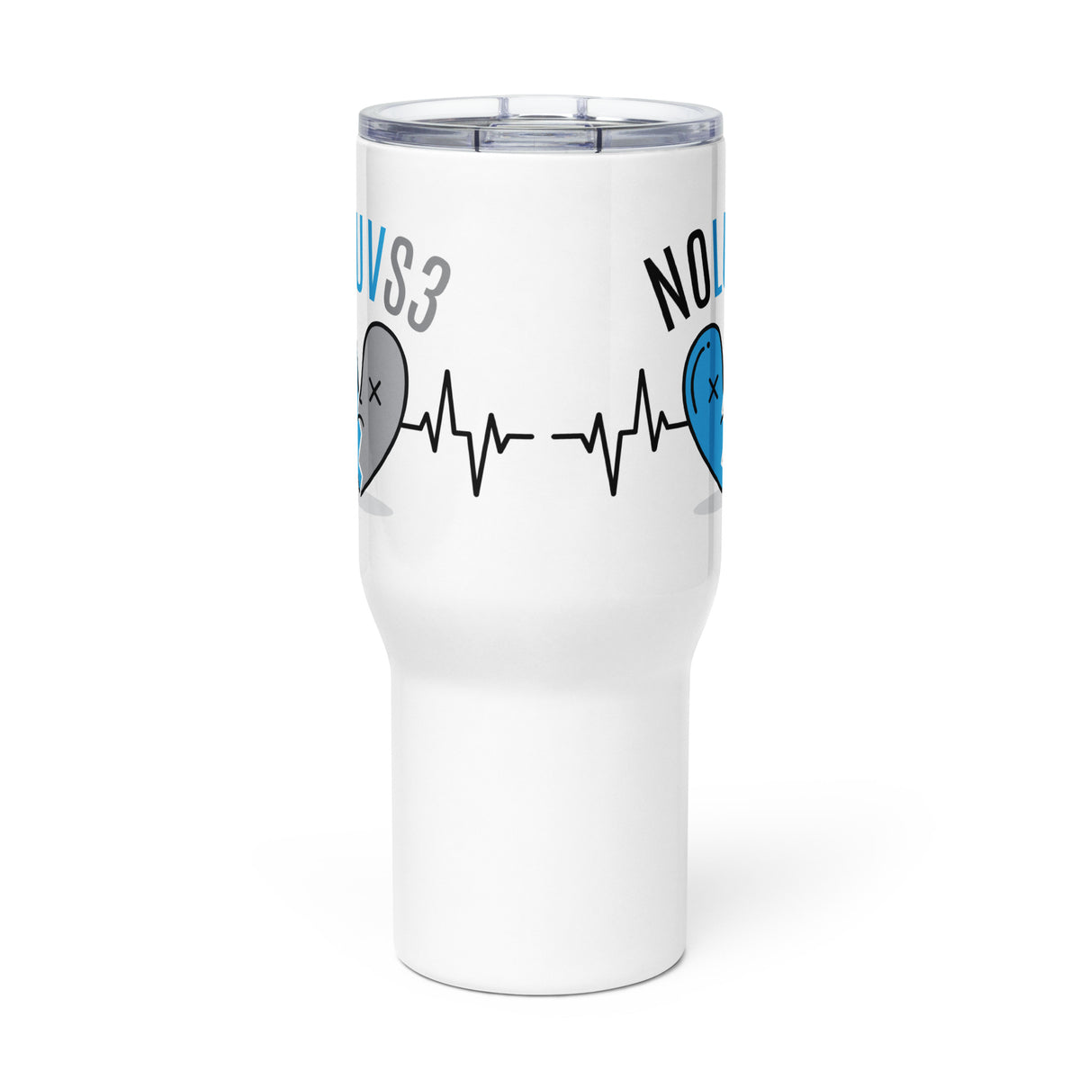 Noluvs3 - mug with a handle – Intercept Music